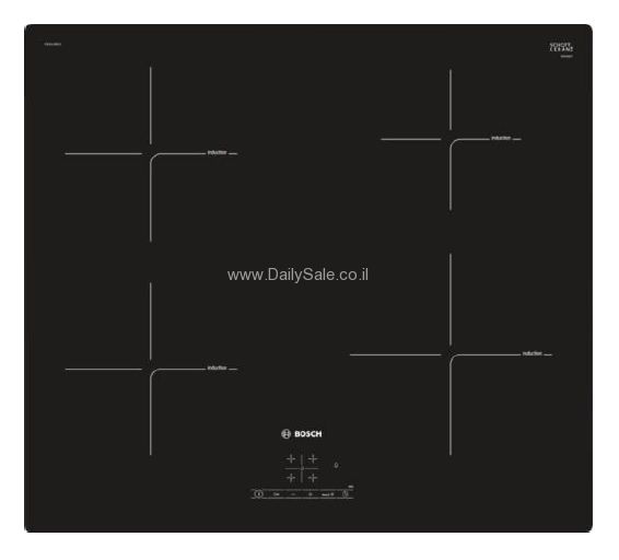 כיריים אינדוקציה 60 ס''מ בוש דגם PIE611BB1E | כיריים אינדוקציה | כיריים ...