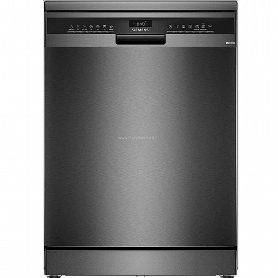 מדיח כלים רחב סימנס דגם Siemens SN23EC03ME נירוסטה מושחרת | מדיח כלים ...