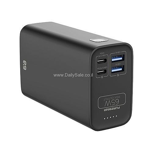 סוללת גיבוי ניידת PURE GEAR Power Bank 30000mAh כולל צג | מכונות כביסה ...